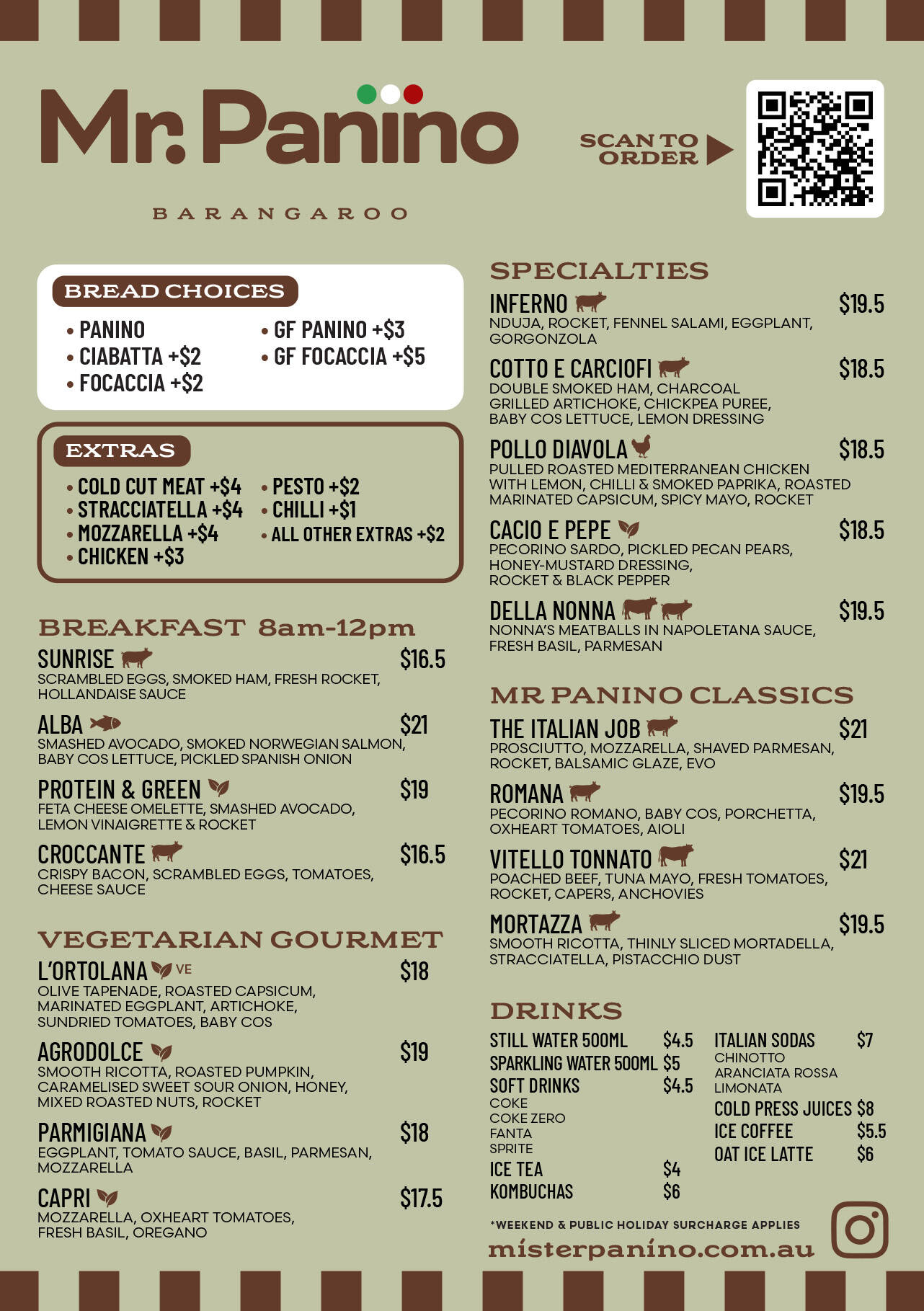 Italian Paninis Menu Sydney | Fresh Panini & Antipasto | Mr. Panino ...